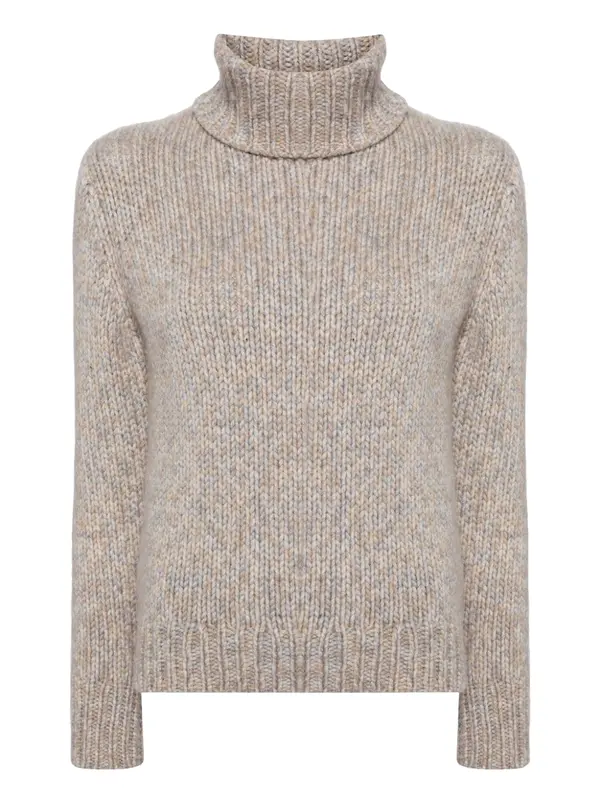N.peal Hazel Marl Jumper - Brown