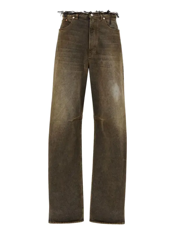 MAISON MARGIELA Acid-wash Jeans - Brown