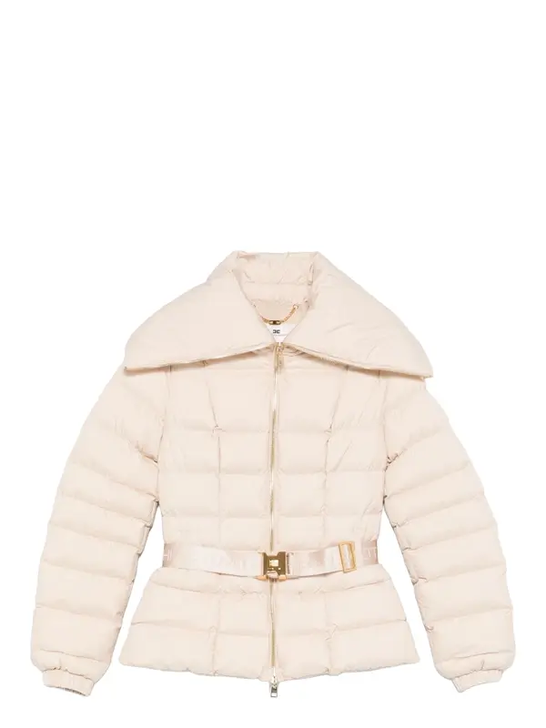 Elisabetta Franchi Padded Jacket - Neutrals