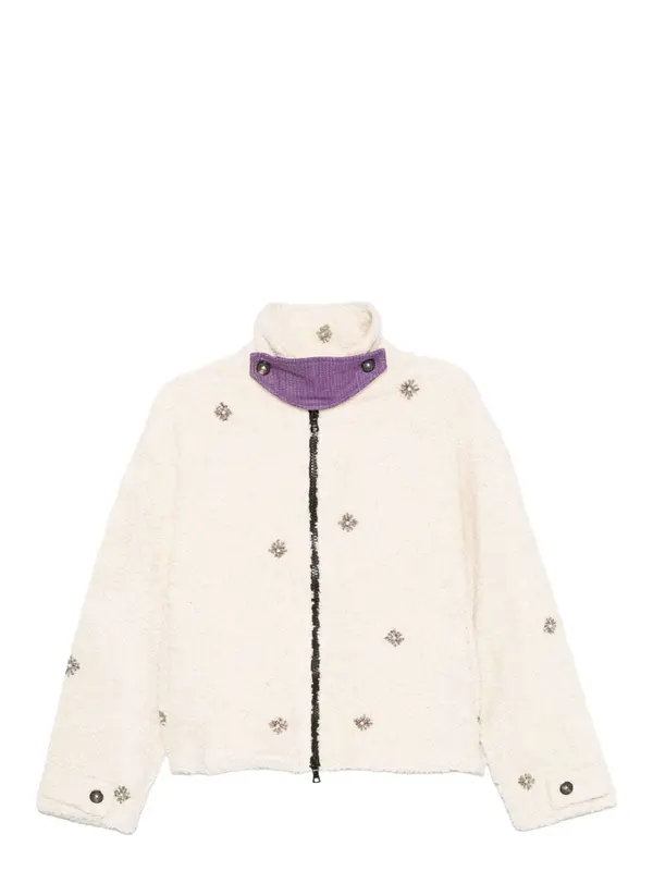 KARTIK RESEARCH Faux-shearling Jacket - White