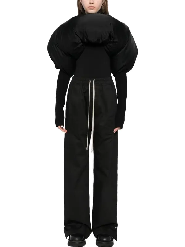 Rick Owens Duvetina Shroud Cape - Black