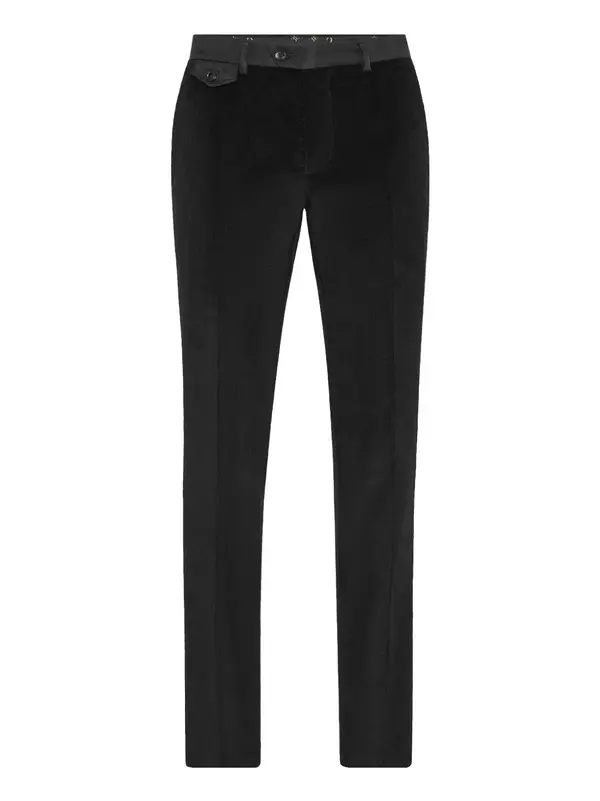 BILLIONAIRE Velvet Trousers - Black