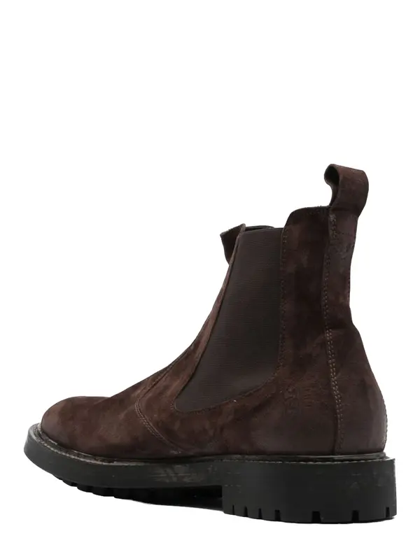 Moma Suede Chelsea Boots - Brown