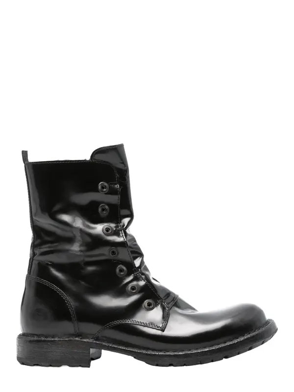 Moma Distressed Boots - Black