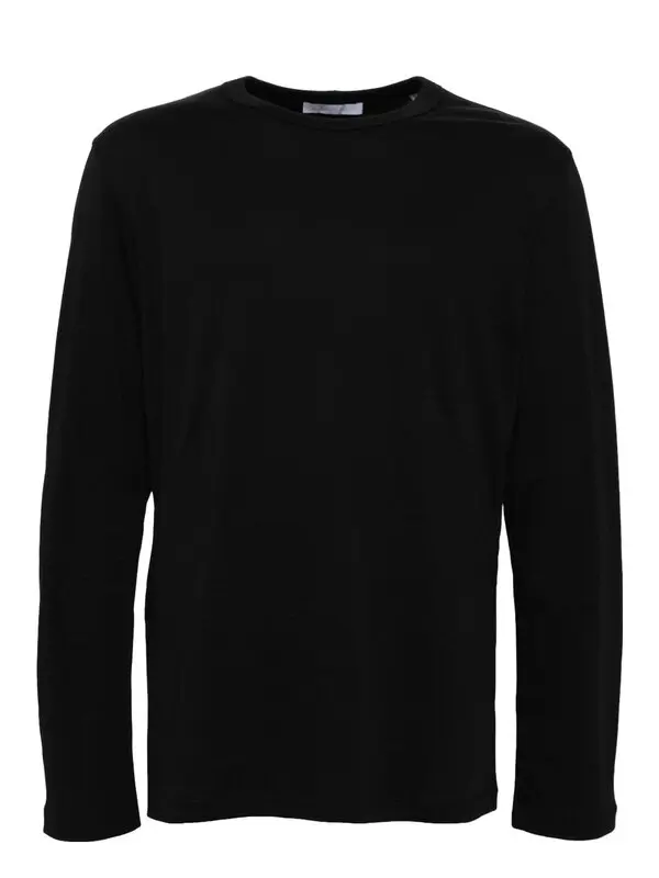 Helmut Lang Logo-print Long-sleeved T-shirt - Black