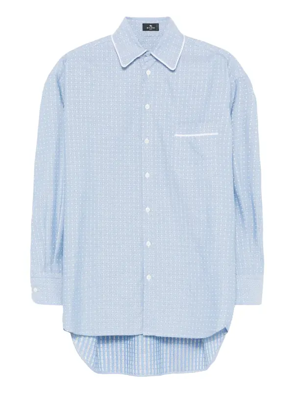 Etro Jacquard Shirt - Blue