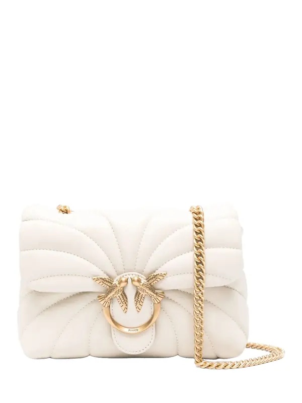 Pinko Mini Love Puff Cross Body Bag - White
