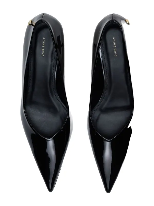 ANINE BING 50mm Hilda Pumps - Black