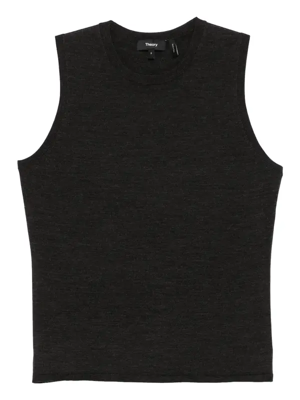 Theory Merino-wool Vest - Grey