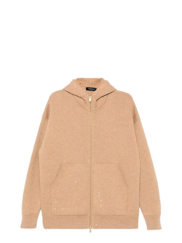 Fabiana Filippi Sequin-embellished Hoodie - Neutrals