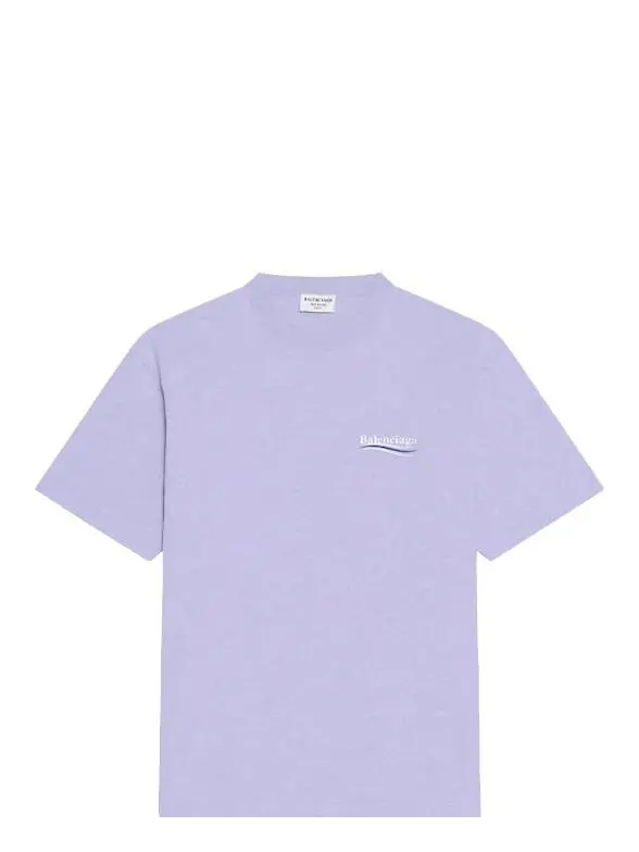 Balenciaga Large Fit T-shirt - Purple