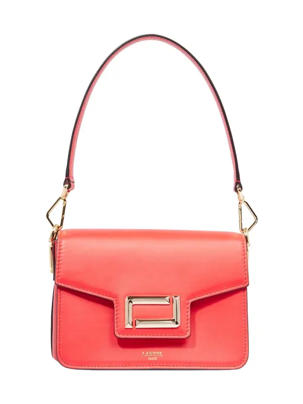 LANCEL Mini Leather Shoulder Bag - Red