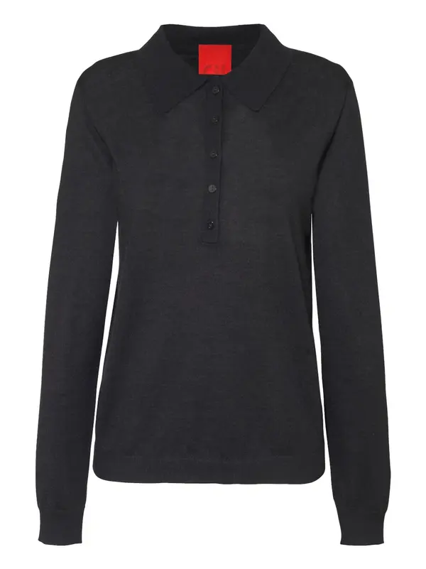 Cashmere In Love Ellis Polo Shirt - Black