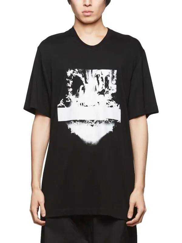 JULIUS Rift Graphic T-shirt - Black