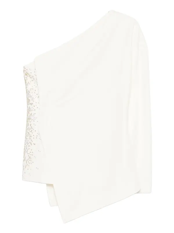 GENNY One-shoulder Top - White