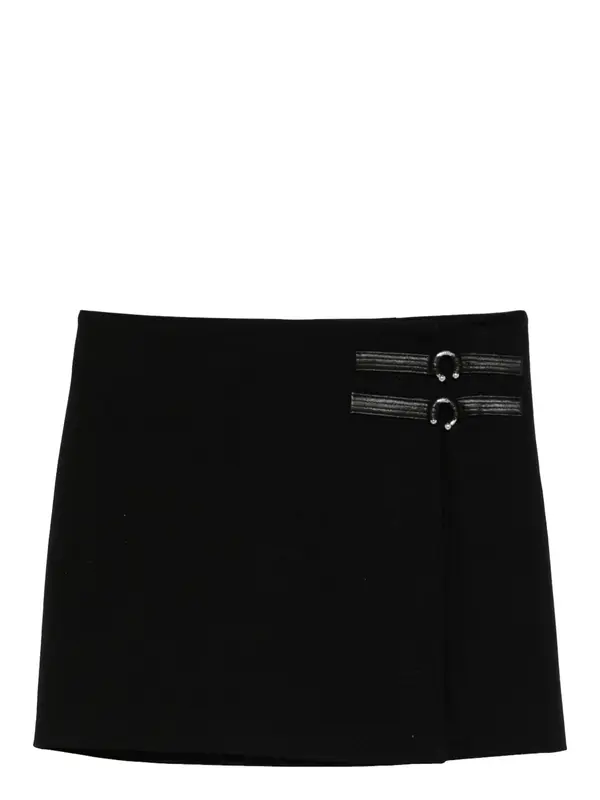 CHIARA FERRAGNI Wrap Mini Skirt - Black