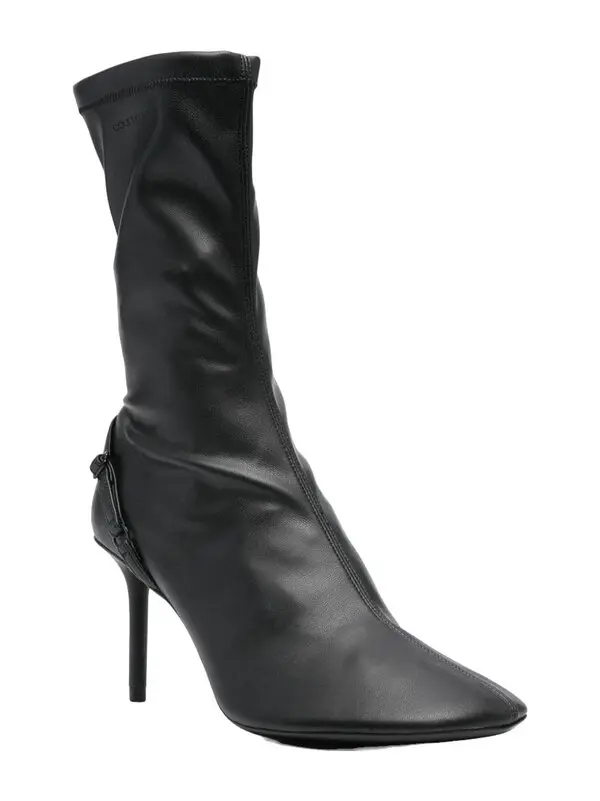 COURREGES 80mm Oblique Boots - Black