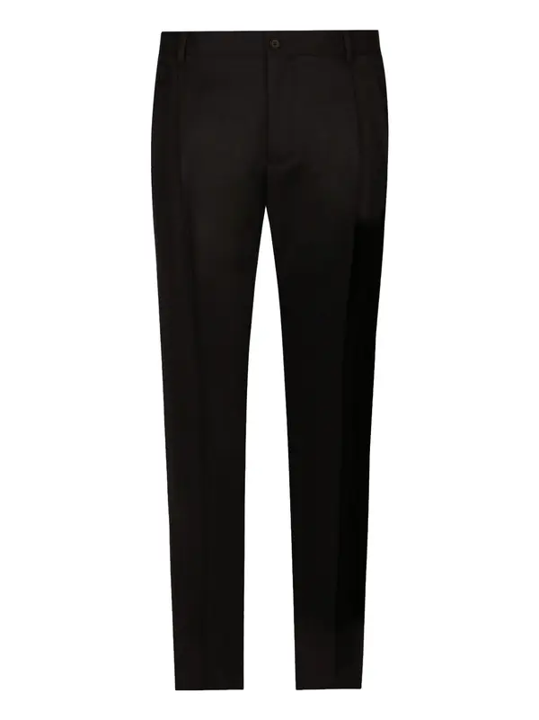 Dolce & Gabbana Tailored Tapered Trousers - Black