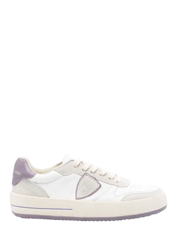 Philippe Model Panelled Sneakers - White