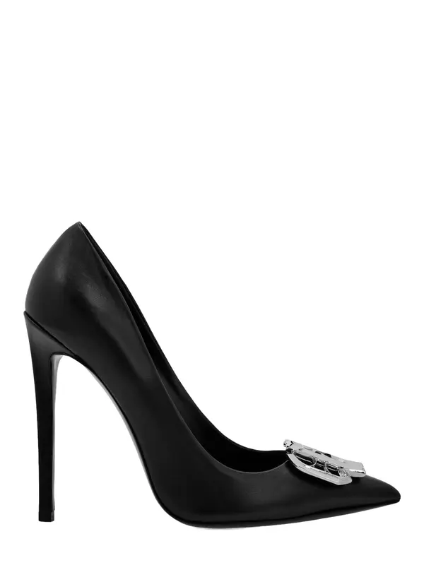 Philipp Plein 120mm Gothic Pumps - Black