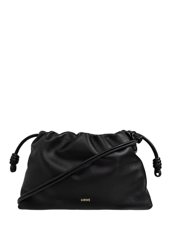Loewe Large Flamenco Shoulder Bag - Black
