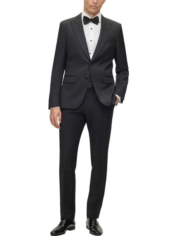 BOSS Peak-lapel Jacket - Black