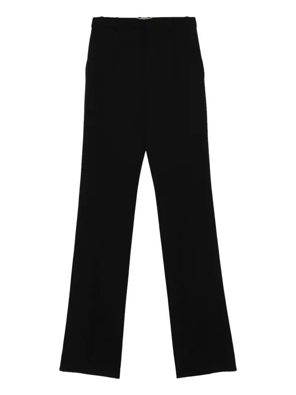 Saint Laurent Flared Trousers - Black