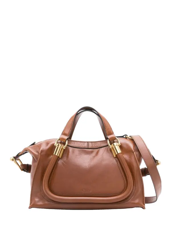 Chloé Small Paraty 24 Shoulder Bag - Brown