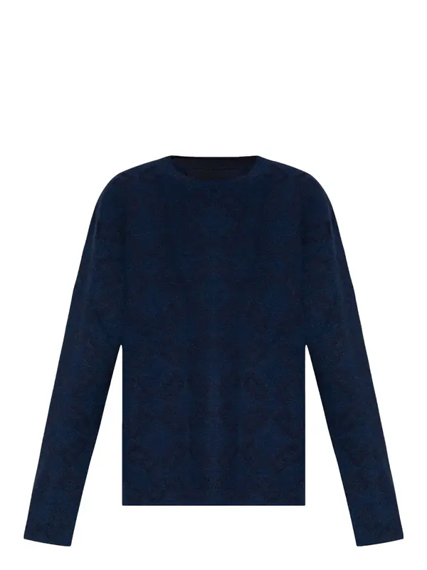 Givenchy Monogram-pattern Jumper - Blue