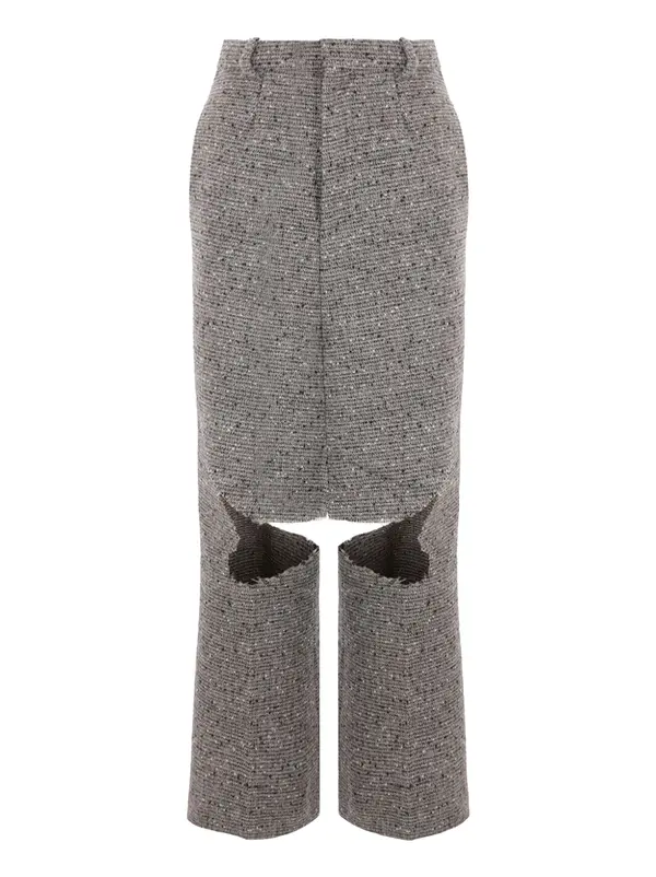 NICCOLO PASQUALETTI Eolico Skirt Trousers - Grey