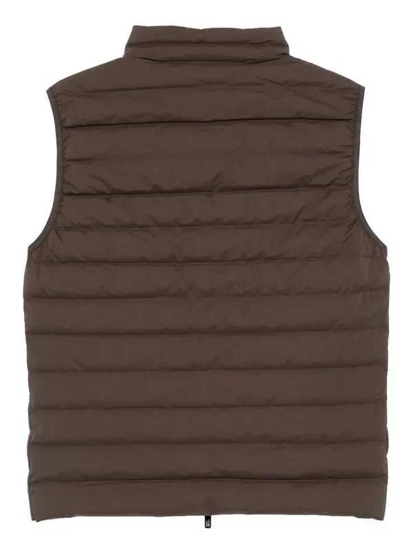 Emporio Armani Zip-up Down Gilet - Green