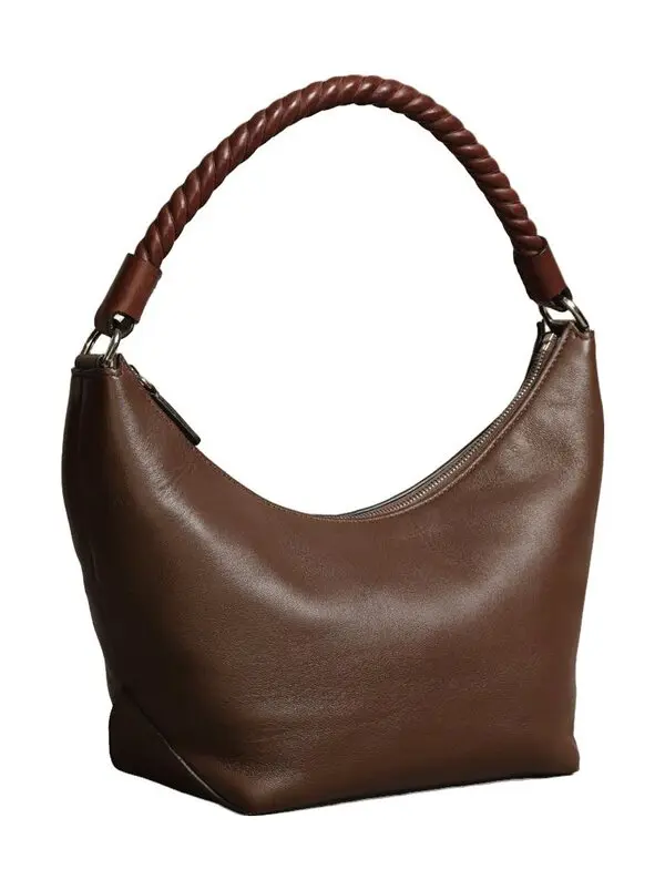 Jenni Kayne Crescent Shoulder Bag - Multicolor,chocolate