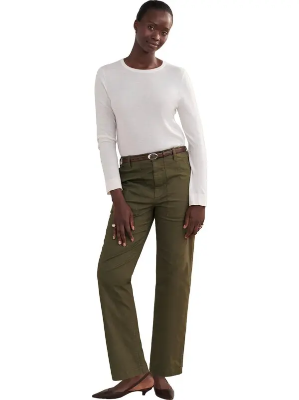 Jenni Kayne Relaxed Army Pant - Olive