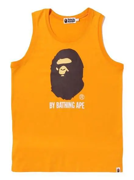 A BATHING APE By Bathing Ape Tank Top - Orange
