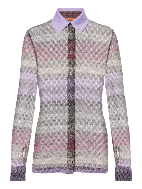 Missoni Striped Lamé Shirt - Multicoloured