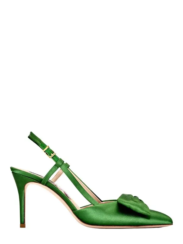 Sachin & Babi Lenox Obi-bow Slingback - Green Garnet