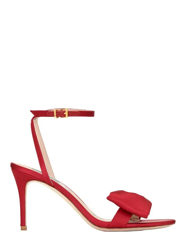 Sachin & Babi Chelsea Obi-bow Open Toe Pumps - Holly Red