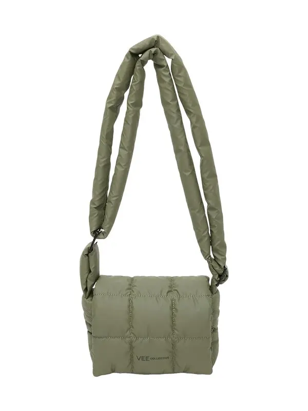 VEECOLLECTIVE Porter Mini Padded Messenger Bag - Green