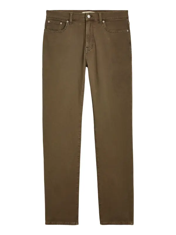Madewell Allday 1991 Straight-leg Pant - Driftwood Brown
