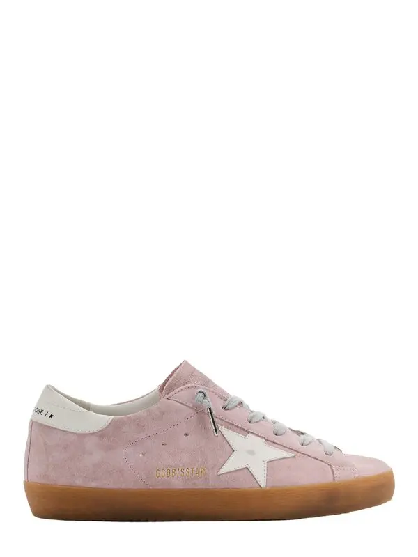 GOLDEN GOOSE Super-star Suede Sneakers - Pink