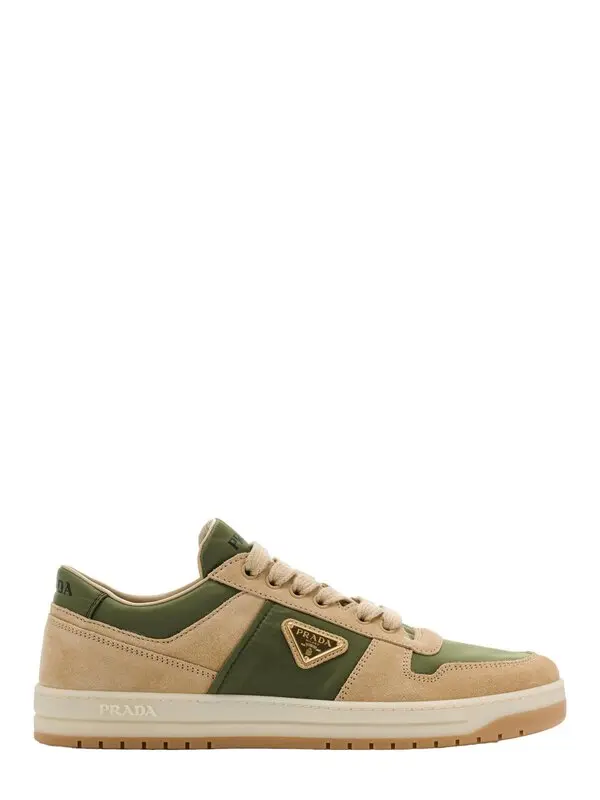 Prada Downtown Suede Sneakers - Green