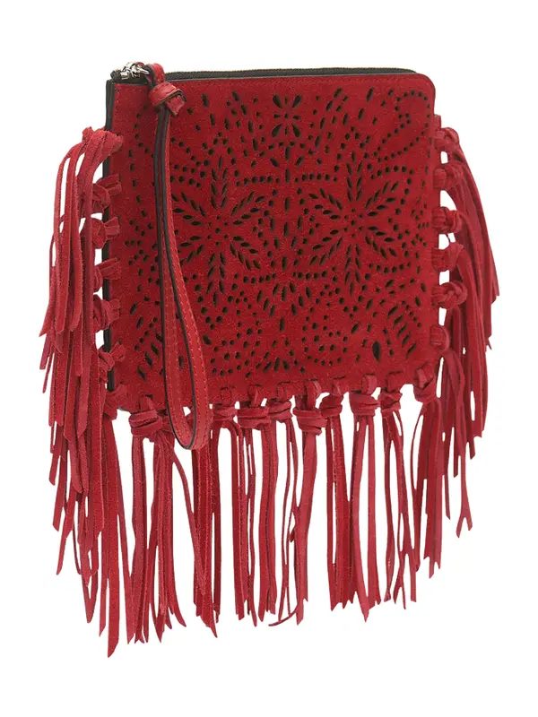 Isabel Marant Flat Pouch Clutch - Red