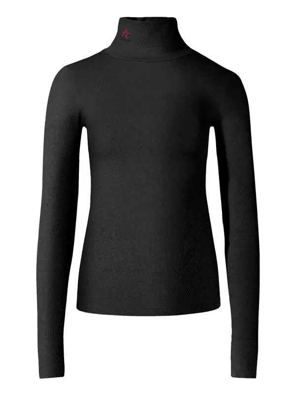 Perfect Moment Seamless Thermal Top - Black
