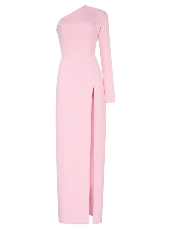 MILLA Ankle-length Gabardine Gown - Pink