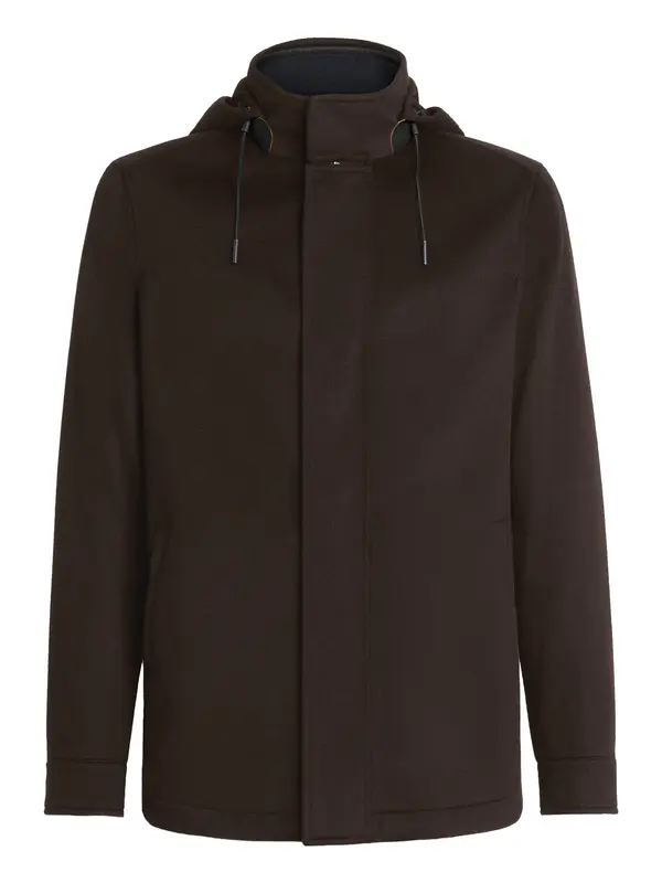 Zegna Oasi Cashmere Elements Cima Overjacket - Dark Brown