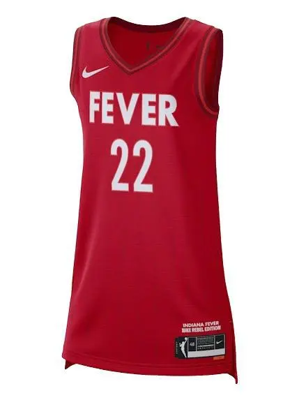 Nike Wnba Caitlin Clark Indiana Fever Rebel Edition Victory Player Jersey - Red