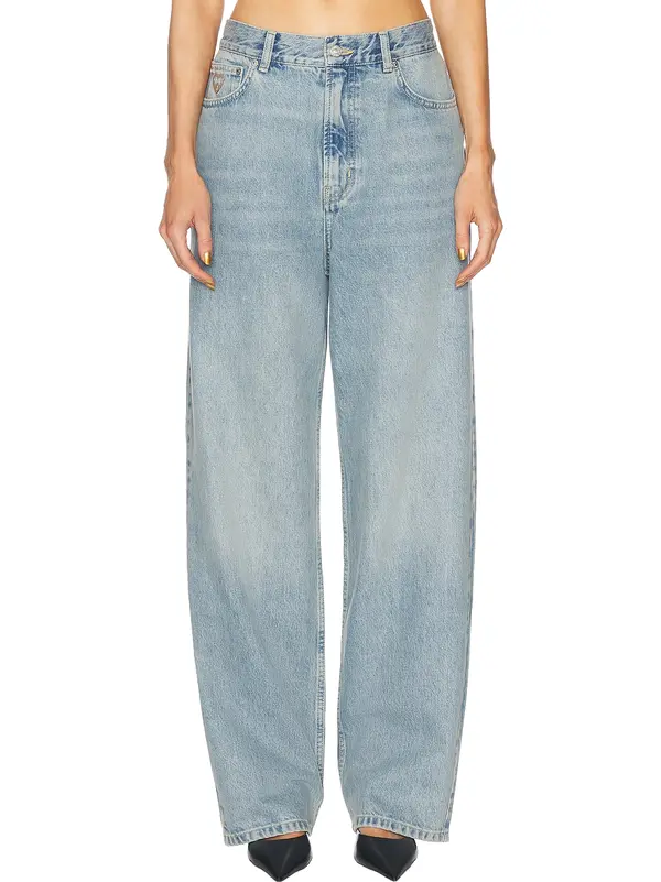 Moschino Straight Leg Denim - Multi Light Blue