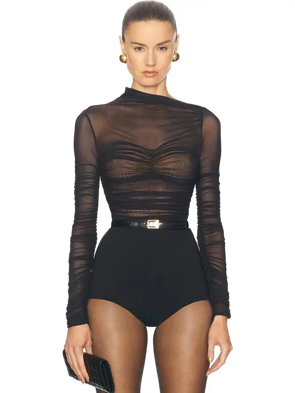SEROYA Mila Bodysuit - Black