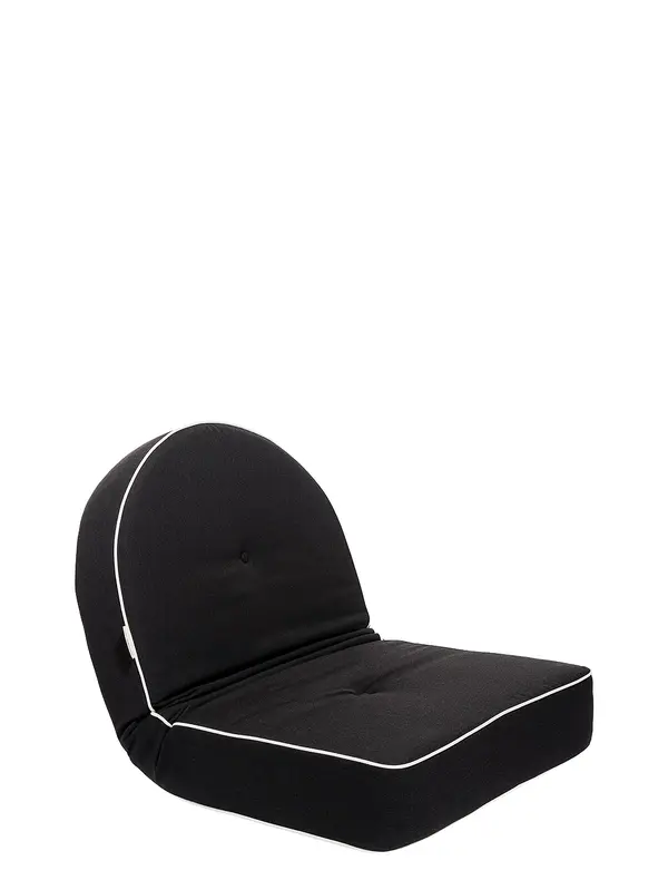 BUSINESS & PLEASURE Reclining Pillow Lounger - Riviera Black