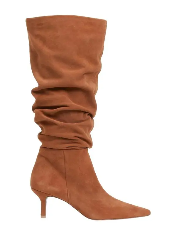 Simkhai Jordi 65mm Suede Slouch Boots - Camel